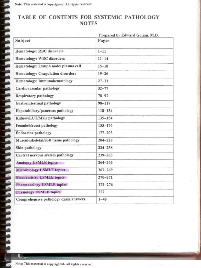 GOLJAN - Special Pathology | PDF