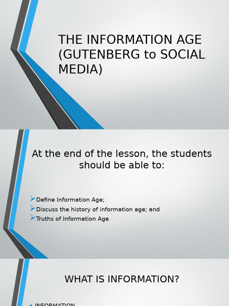 Truths of the Information Age Explained | PDF | Bias | Information