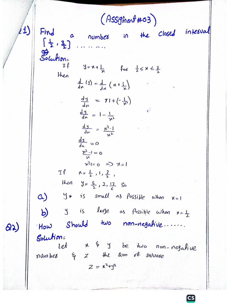 Cal Assignment 3 | PDF