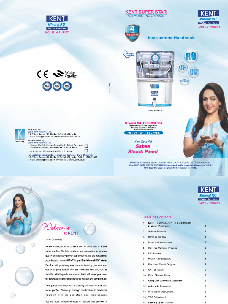 Kent Super Star User Manual | PDF | Electric Power | Electrical Equipment