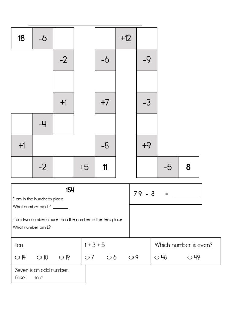 MathWorksheetsGrade2!2!17 (1) | PDF