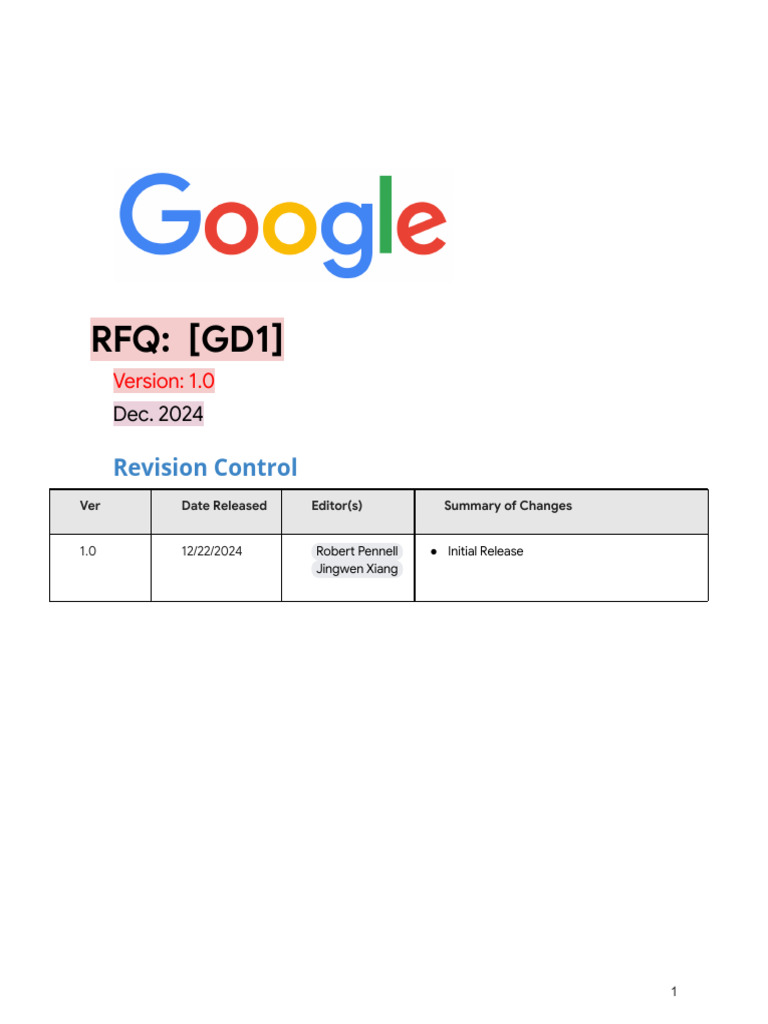 Quanta - GD1 RFQ v1.0 - JDM Light (External) | PDF | Loudspeaker ...