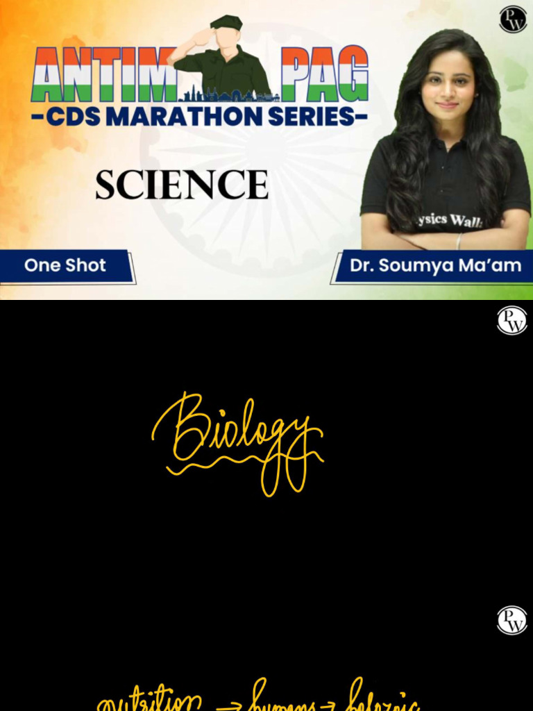 Science _ Maha Marathon for CDS _ Class Notes __ Vikrant | PDF Science _ Maha Marathon for CDS _ Class Notes __ Vikrant | PDF