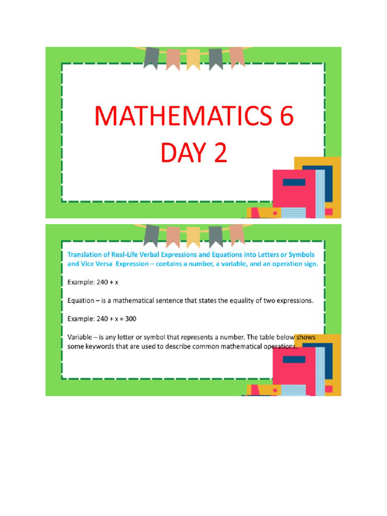 Math6 Q3 WK3 Day2 Jan325 | PDF