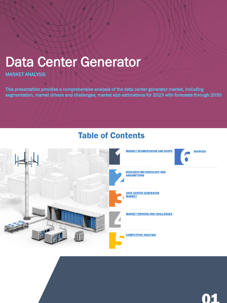Global Data Center Generator Market | PDF | Data Center | Renewable Energy