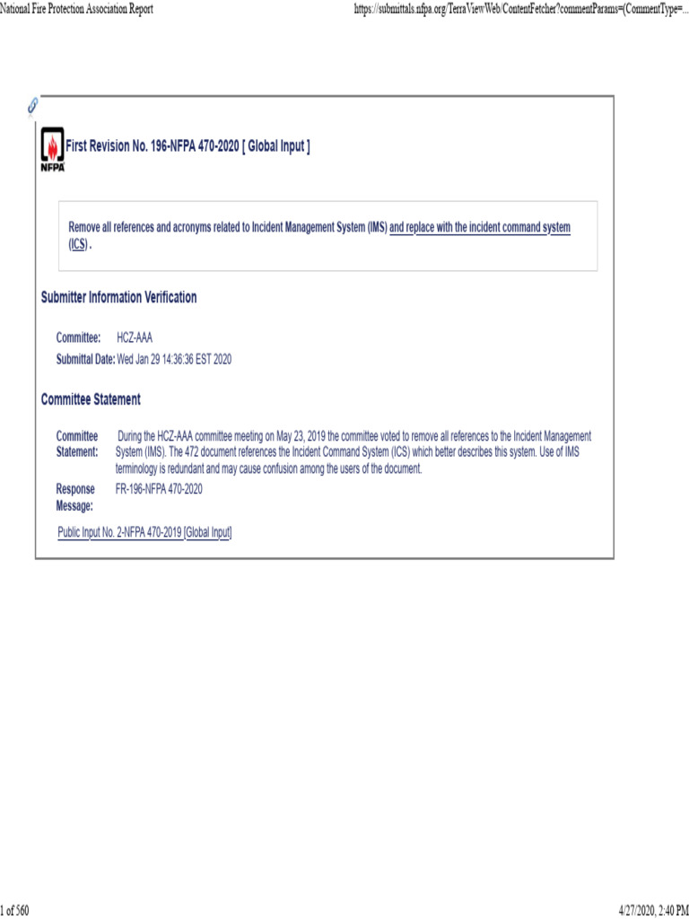 NFPA 470: ICS & WMD Standards Update | PDF | Radioactive Decay ...