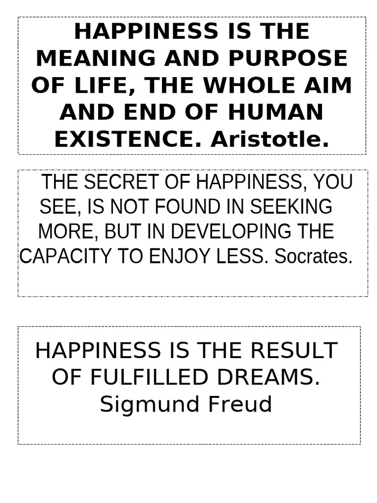 HAPPINESS Definitions | PDF