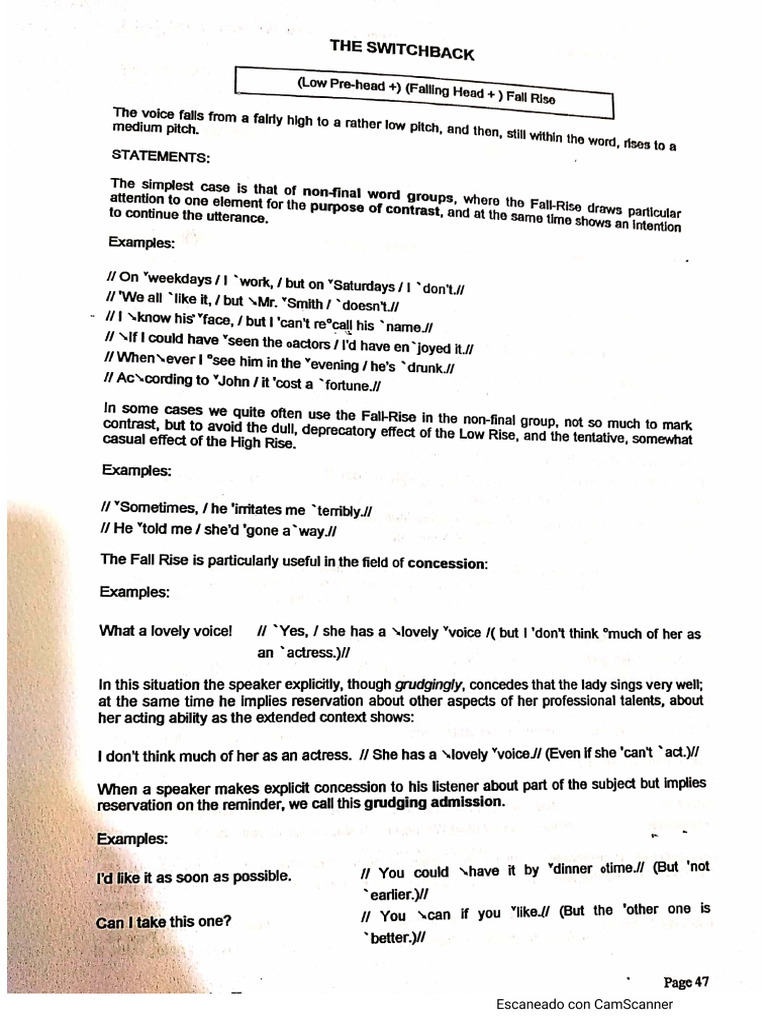 The Switchback | PDF