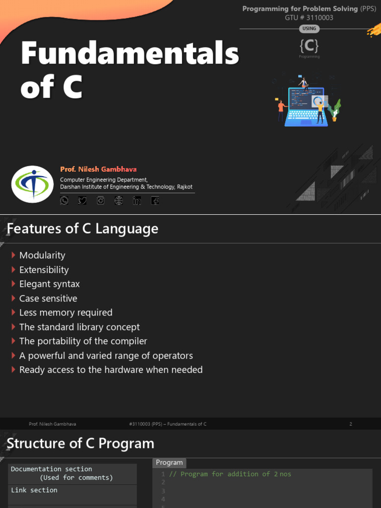 PPS Unit-2 | PDF | Integer (Computer Science) | Data Type