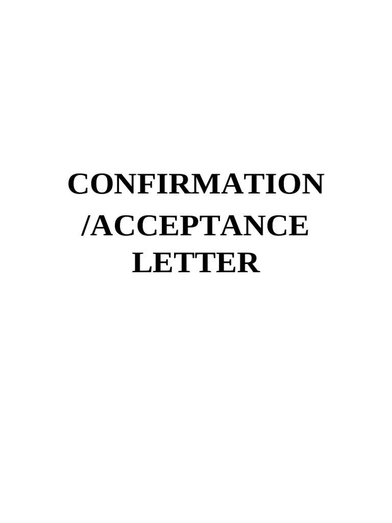 12_Confirmation_Letter | PDF