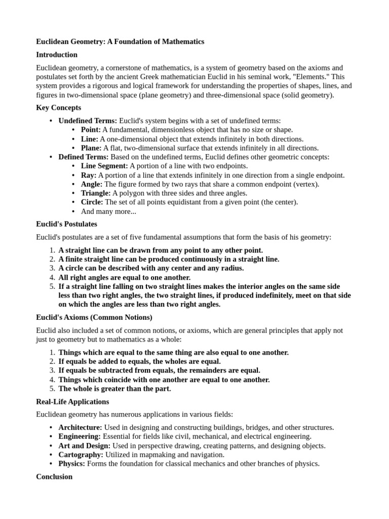 Maths | PDF | Line (Geometry) | Euclidean Geometry