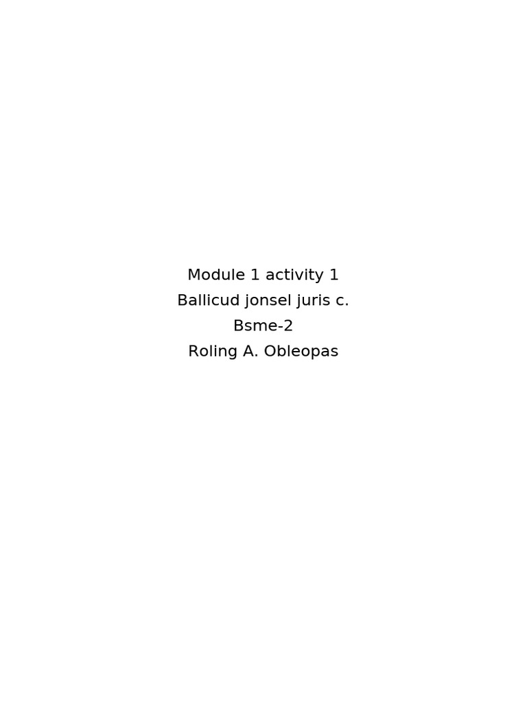 Module-1-activity-1 | PDF | Soil | Ecosystem