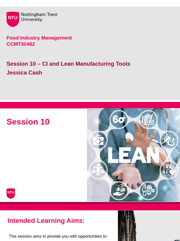 Lean Tools for Food Industry Pros | PDF | Lean Manufacturing | Business