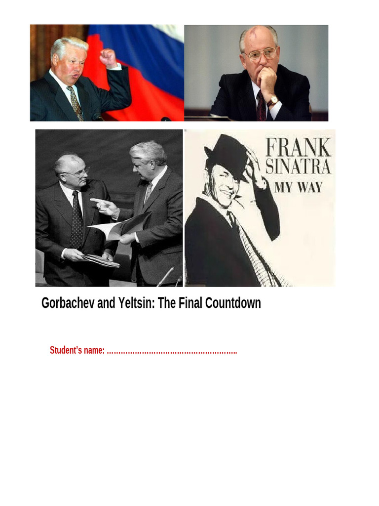Collapse of the USSR and Yeltsin's Role | PDF | Mikhail Gorbachev | Soviet Union