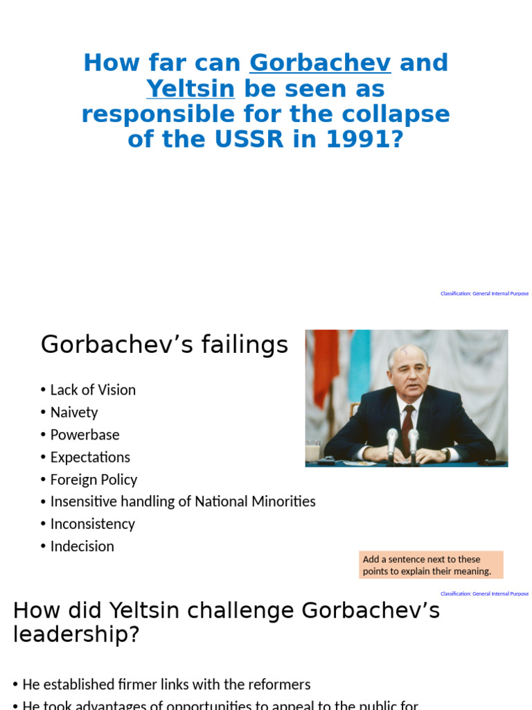 14 Gorbachev-and-Yeltsin | PDF | Mikhail Gorbachev | World Politics
