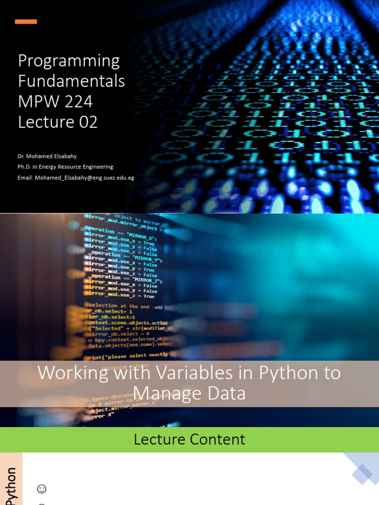 Programming Fundamentals Lecture 02 | PDF | Command Line Interface ... Programming Fundamentals Lecture 02 | PDF | Command Line Interface ...