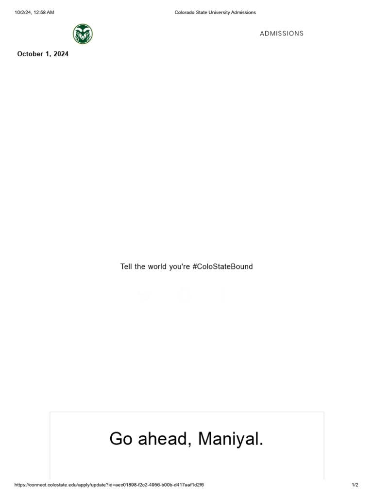 Colorado-State-University-Admissions | PDF