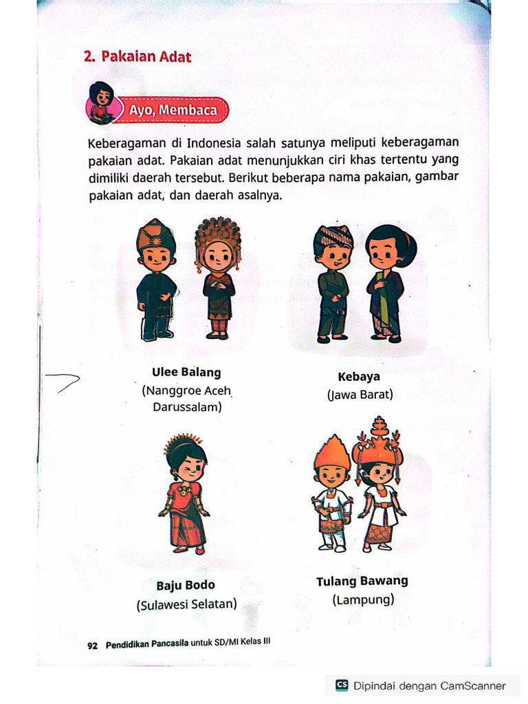 Poster Pakaian Adat | PDF