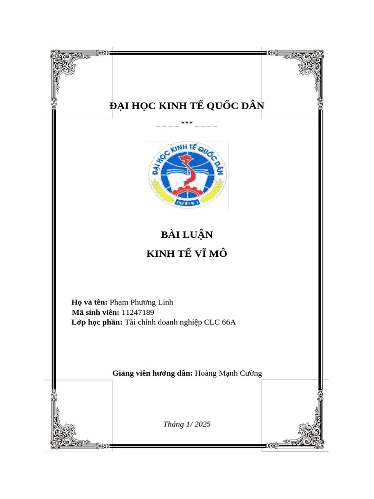 Tiểu Luận KTVM | PDF