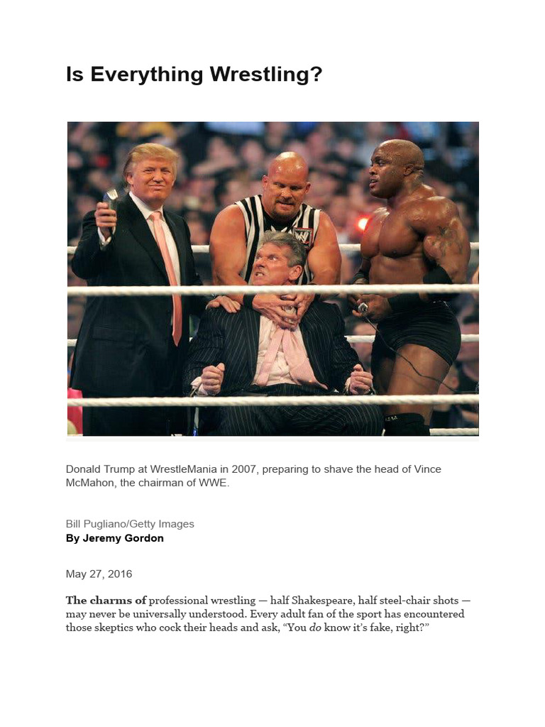 Is Everything Wrestling | PDF | Professional Wrestling | Wwe