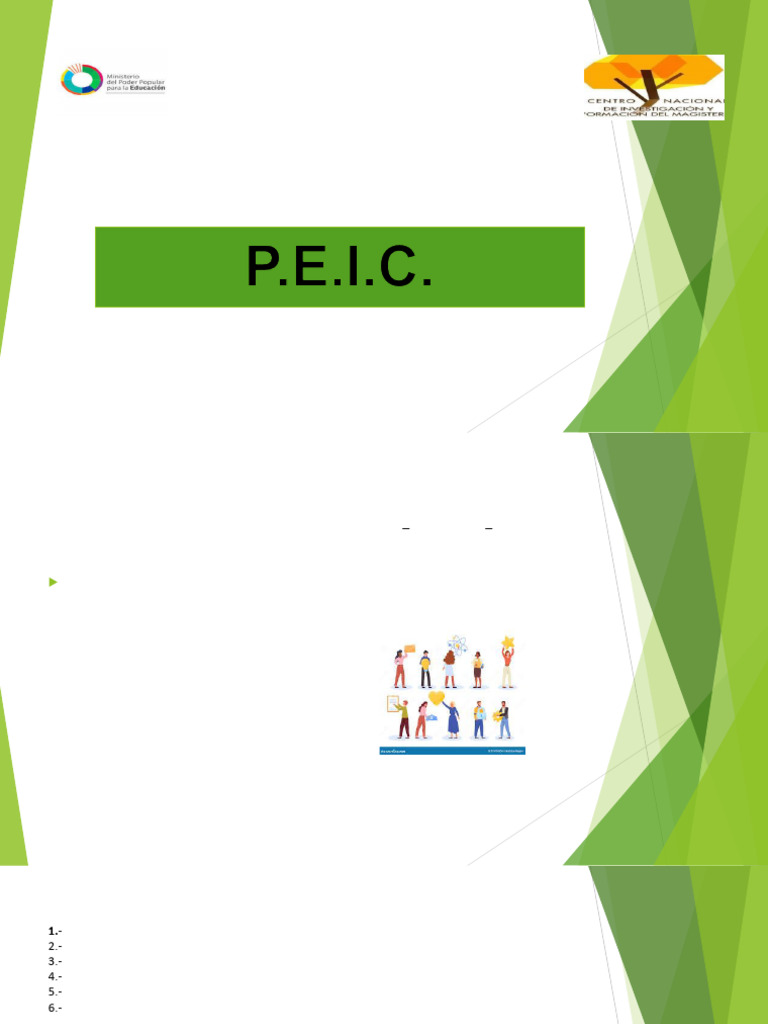 Peic Formacion | PDF | Educación de la primera infancia | Institución