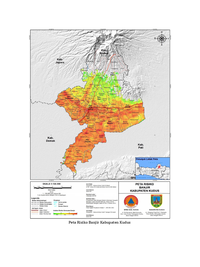 Peta Risiko Bencana | PDF