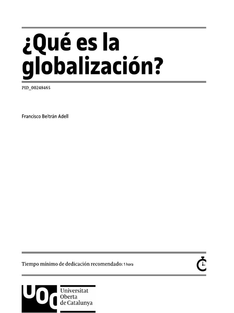 Teor-As Sobre La Globalizaci-N | PDF