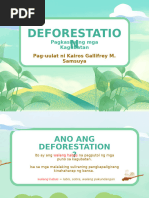 Mga Solusyon para Sa Deforestation | PDF