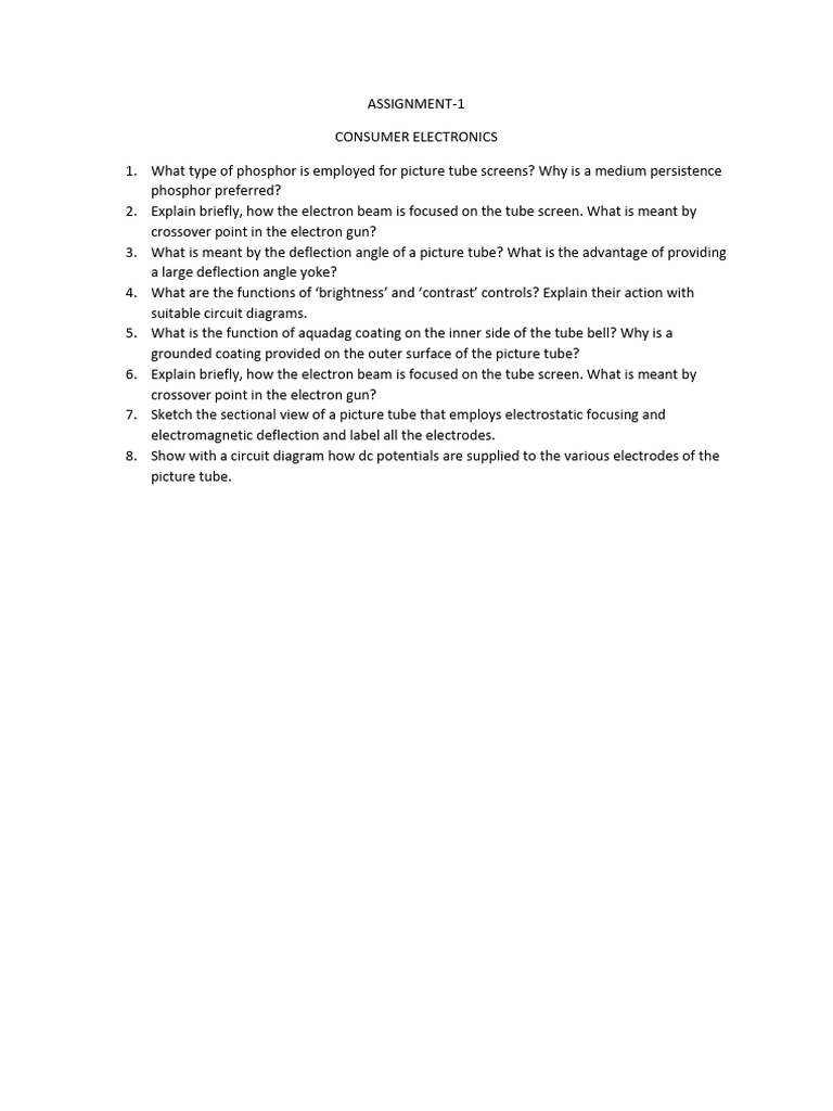 ASSIGNMENT-1_QUES | PDF ASSIGNMENT-1_QUES | PDF