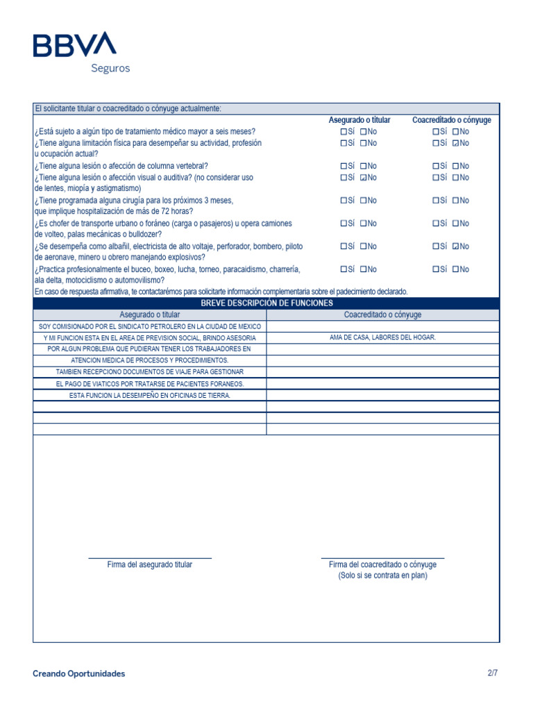 Solicitud de Crédito BBVA | PDF