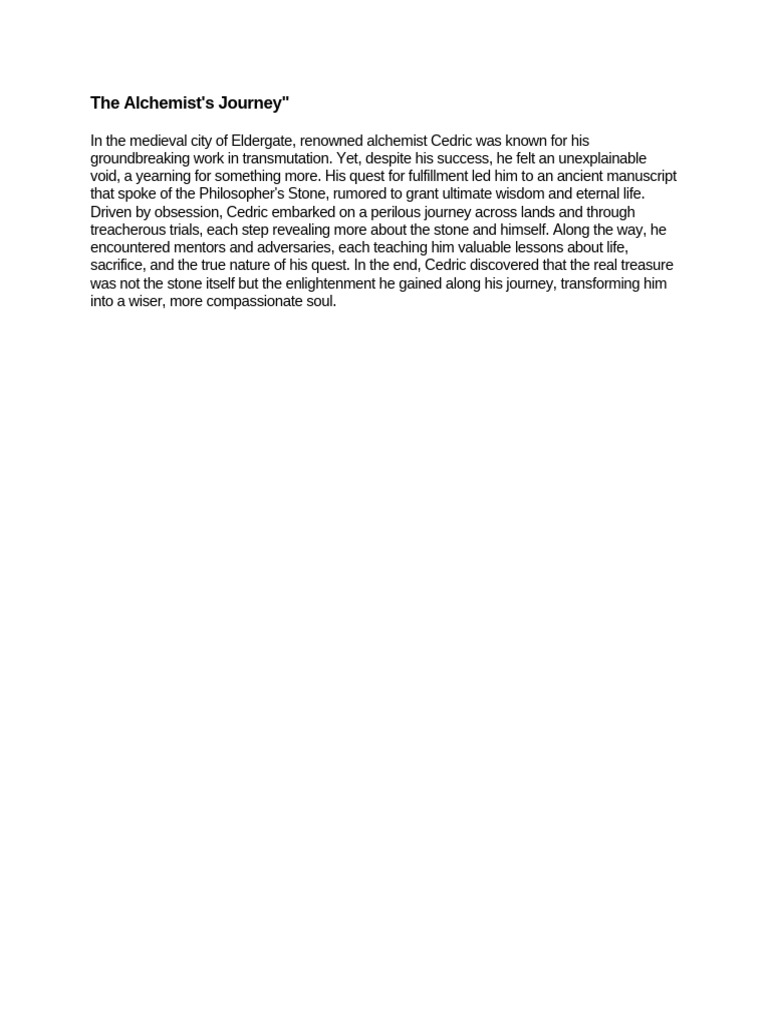 The Alchemist | PDF