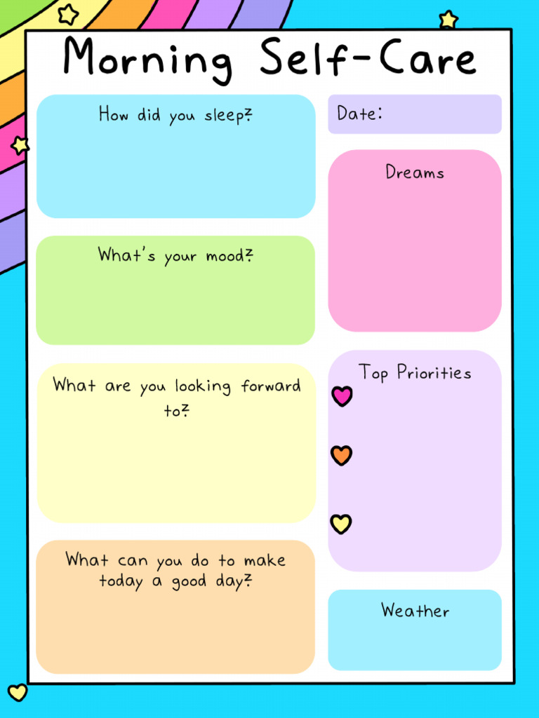 MorningRoutineWorksheet 1 | PDF