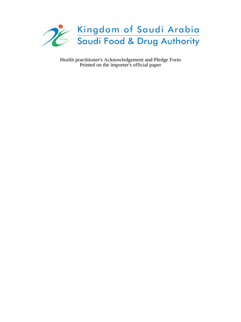 Medical Device Acknowledgement Form | PDF | Medical Device | Health Care