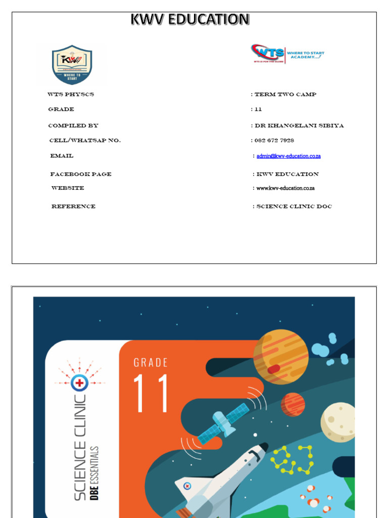 KWV 11 Physcs T Two Notes | PDF