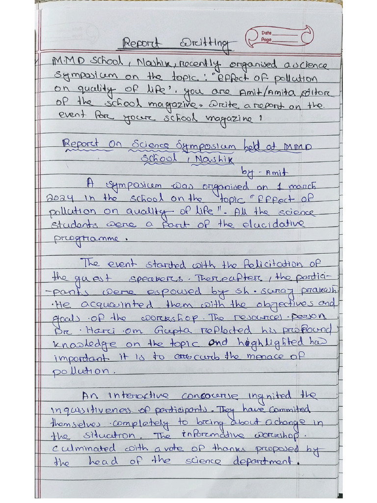 Report Writting | PDF