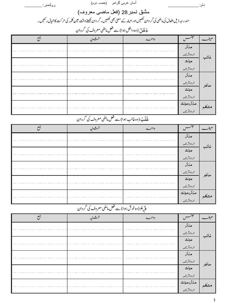 AG-P2 Exercise No.28 Blank | PDF