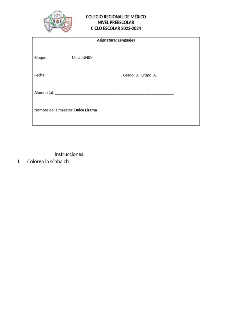 Examen Leng 3AK JUNIO Cancún Urbana | PDF