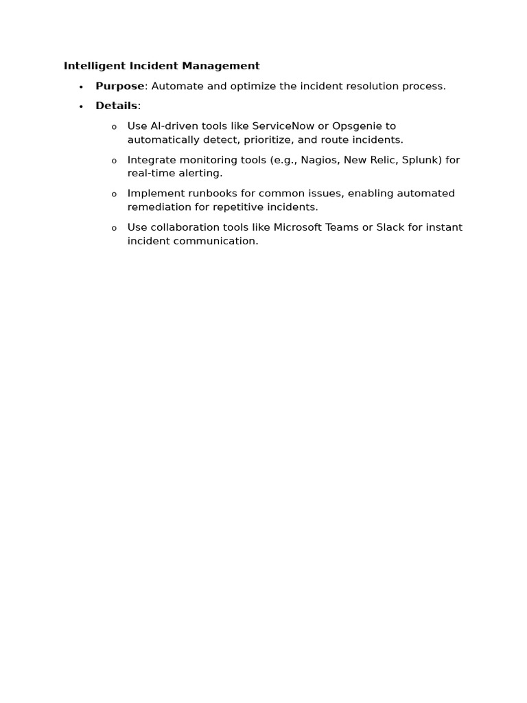 Intelligent Incident Management | PDF