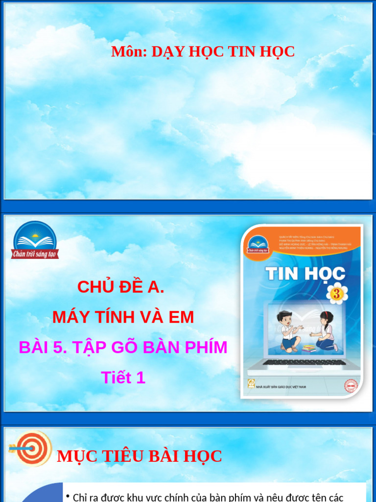 Bai 05 Tap Go Ban Phim KHBD Tiet 01 | PDF