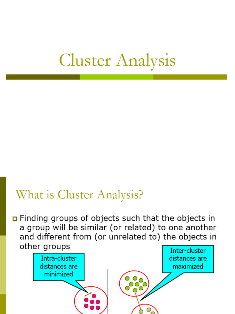 07Clustering | PDF | Cluster Analysis | Algorithms