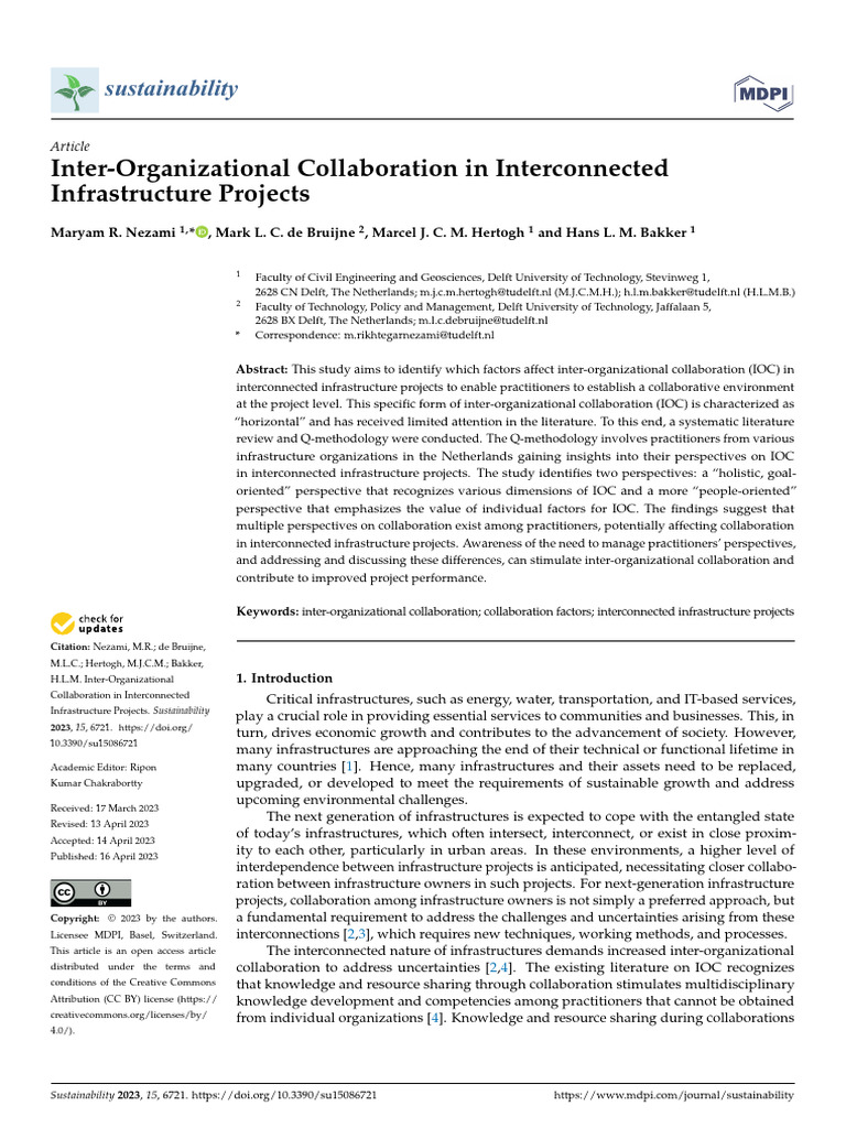 A08 Inter Organizational Collaboration | PDF | Collaboration | Leadership