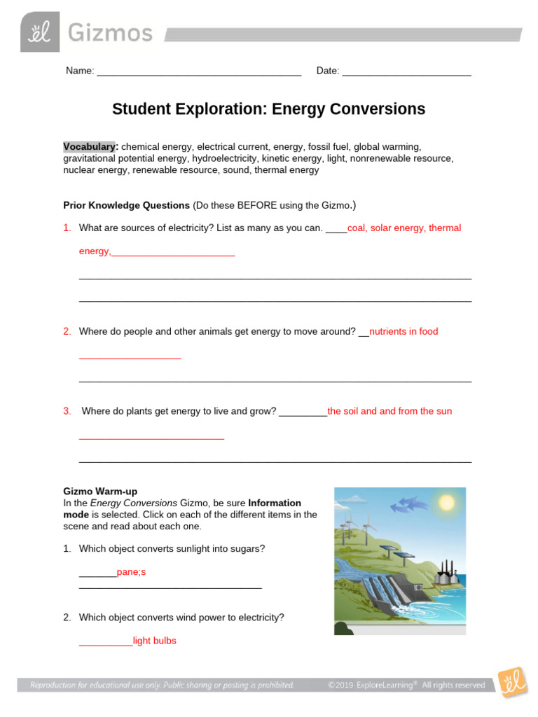 Energy Conversions and Renewable Resources | PDF | Fuels | Potential Energy