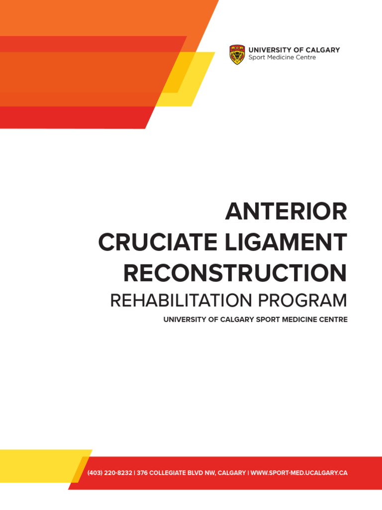 Final - ACL Protocol | PDF | Anatomical Terms Of Motion | Limbs (Anatomy)