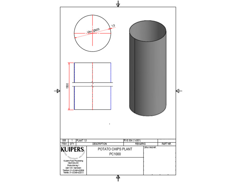 Fryer Chimney Upper Base | PDF
