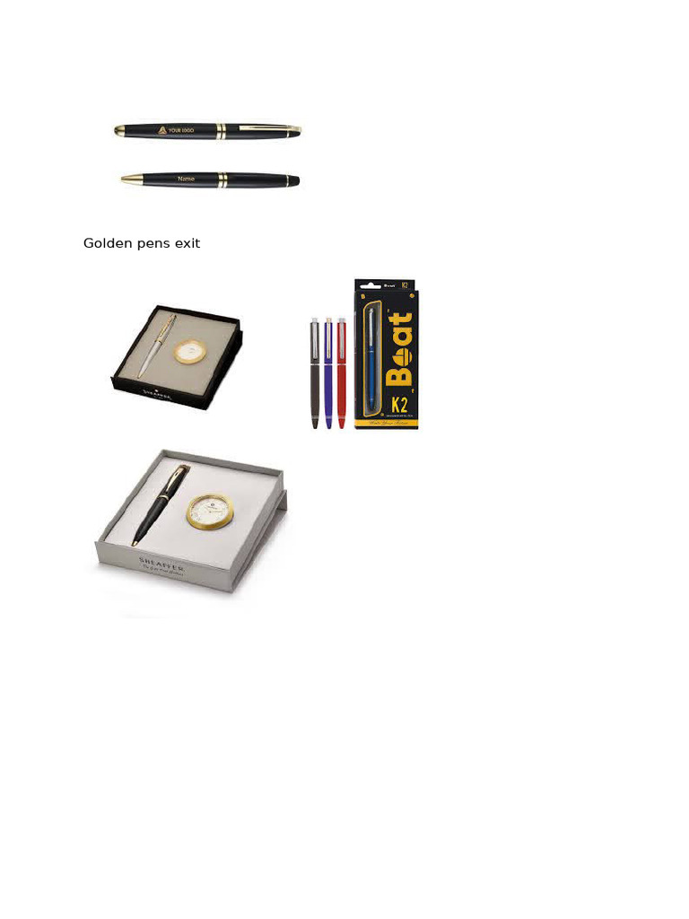 Golden Pens Exit | PDF