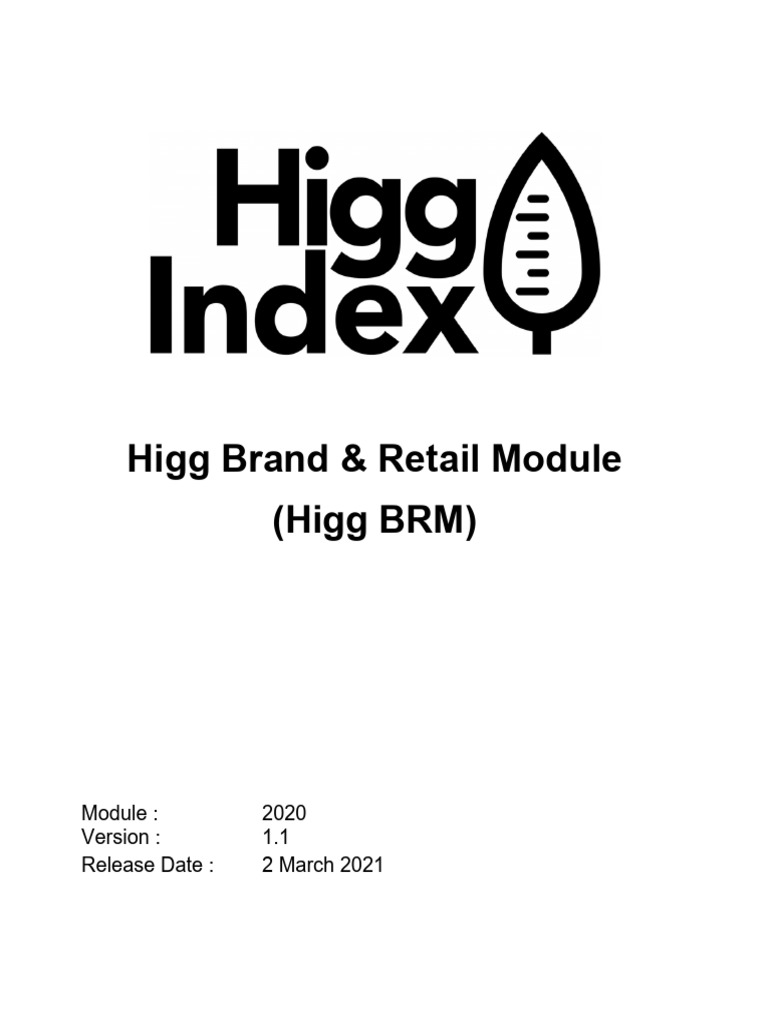 Higg-BRM-How-to-Higg-Guide-v1.1-FINAL | PDF | Risk | Supply Chain