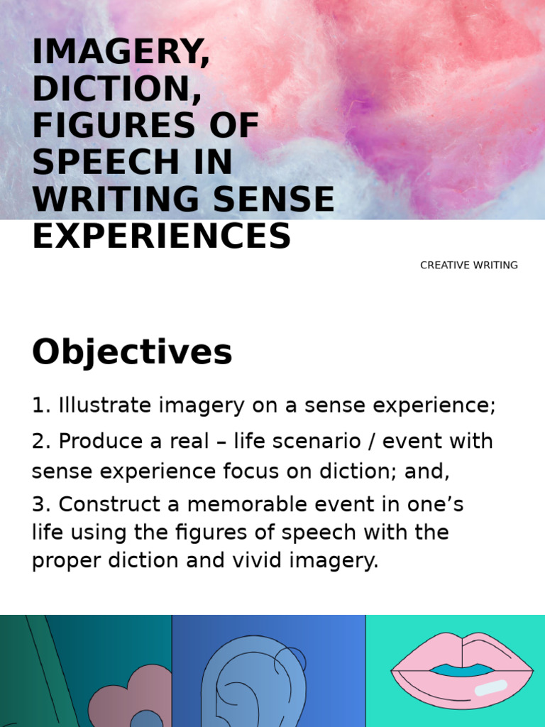 Imagery, Diction, Figures of Speech in | PDF | Taste | Senses