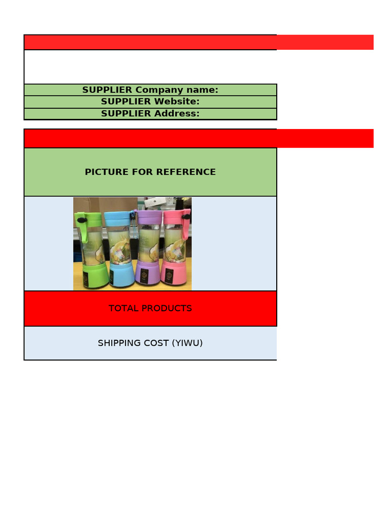 Please, Fill All The Fields in Blue! | PDF