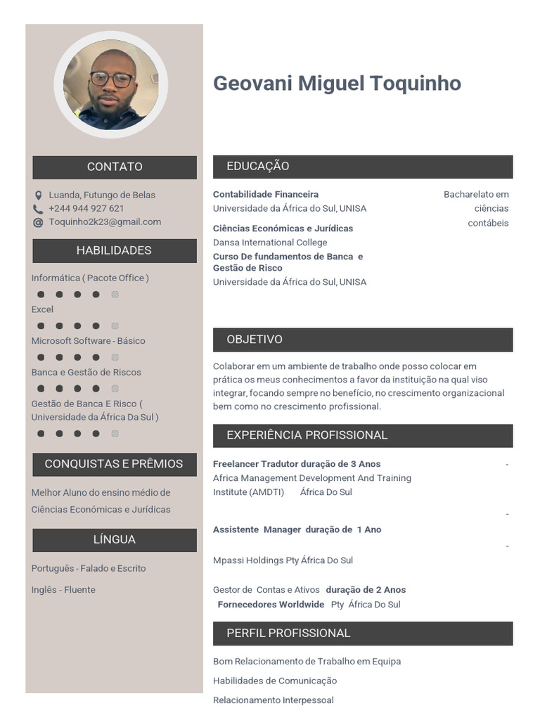 Geovani Miguel T Curriculum Vitae | PDF