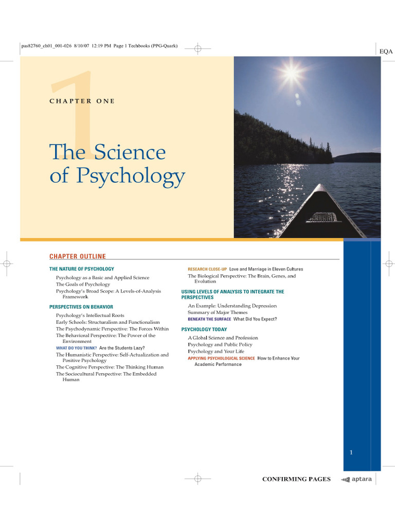 Psychology The Science of Mind and Behavior 4th Ed. M. Passer Et. Al ...